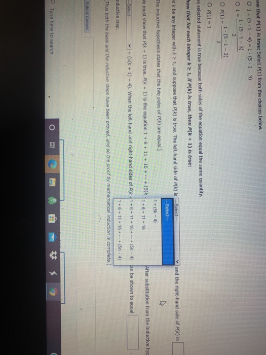 Solved For every integer > 1,1+6 -11 16. (5-4) --- 3) Proof | Chegg.com