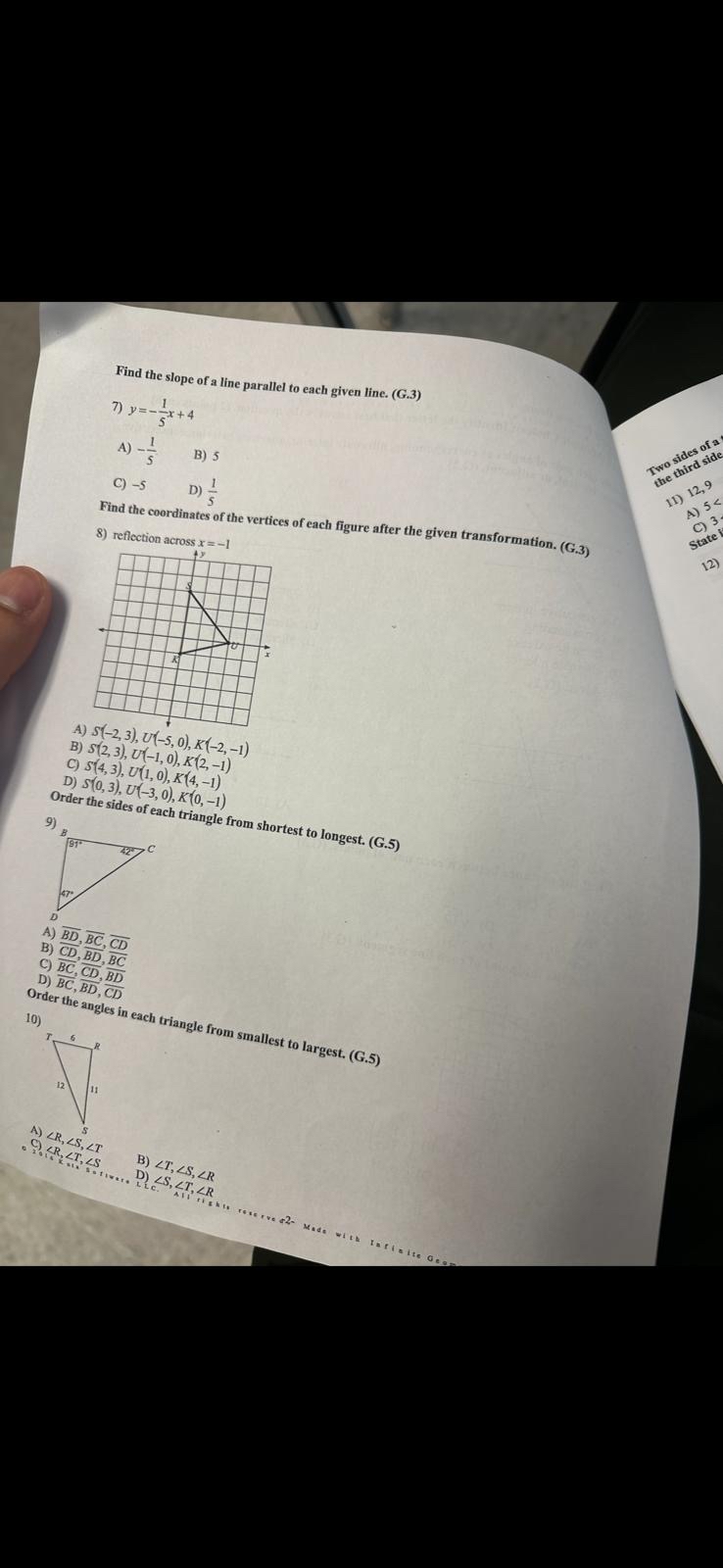 Solved Find the slope of a line parallel to each given line. | Chegg.com