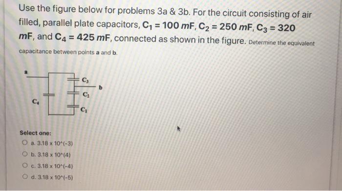 Solved Use the figure below for problems 3a & 3b. For the | Chegg.com