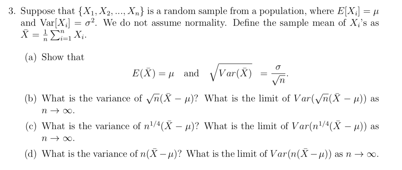 Solved Suppose that {x1,x2,dots,xn} ﻿is a random sample from | Chegg.com