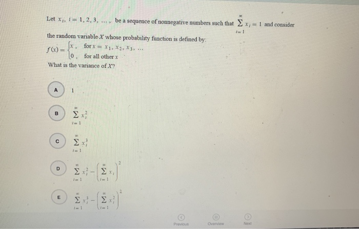 Solved Let X, 1-1,2,3,... be a sequence of nonnegative | Chegg.com