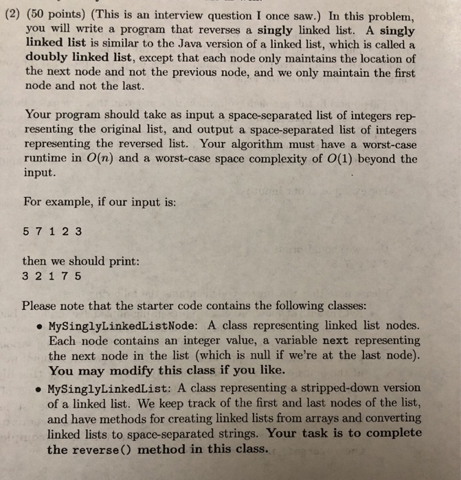 Solved java. please donot take it easy. following | Chegg.com