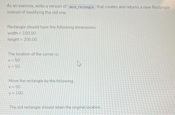 Solved As an exercise, write a version of that creates and | Chegg.com