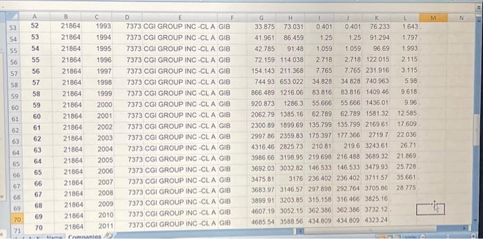 Solved please i need the answer in the excel spreadsheet i | Chegg.com