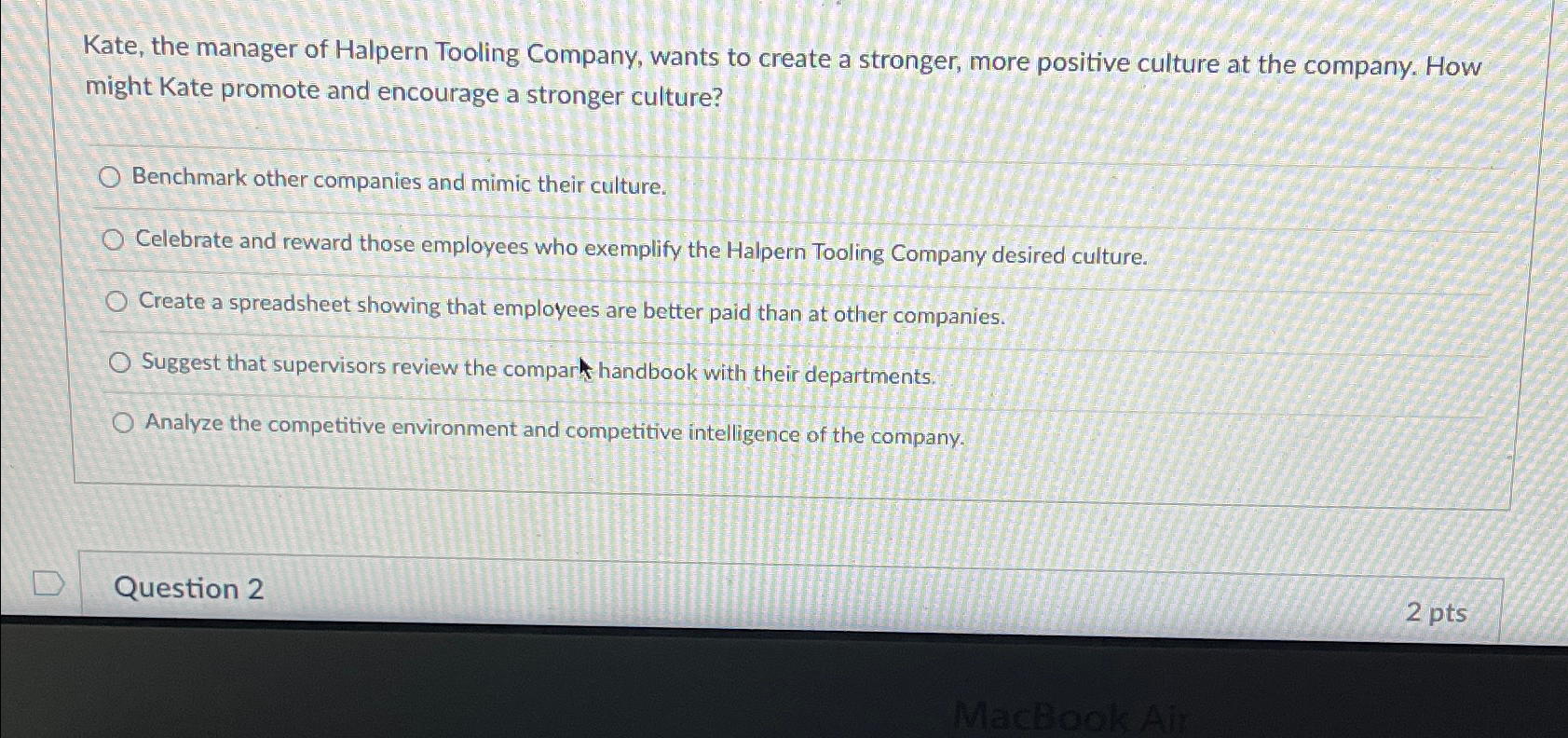 Solved Kate, the manager of Halpern Tooling Company, wants | Chegg.com