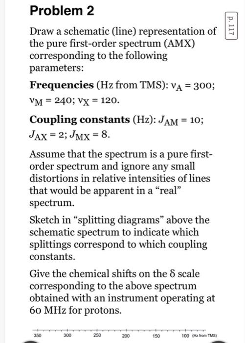 Solved Problem 2 p. 117 Draw a schematic (line) | Chegg.com