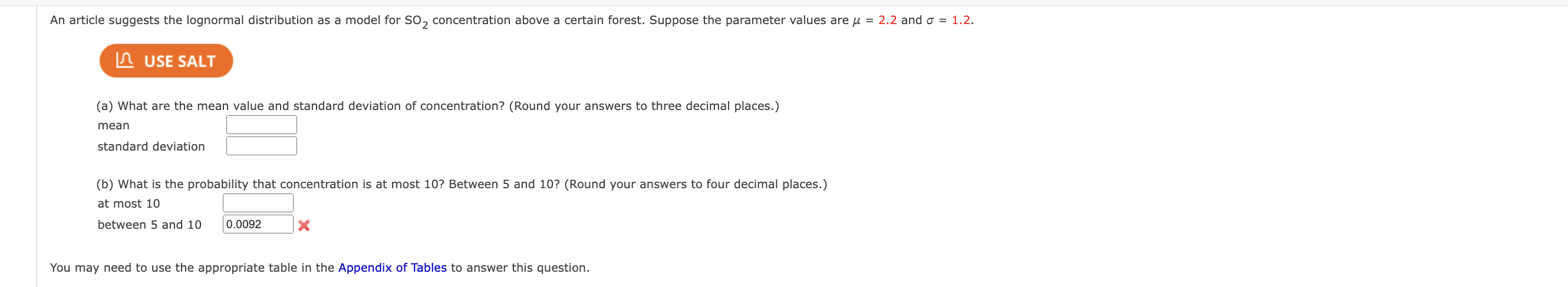 Solved An article suggests the lognormal distribution as a | Chegg.com