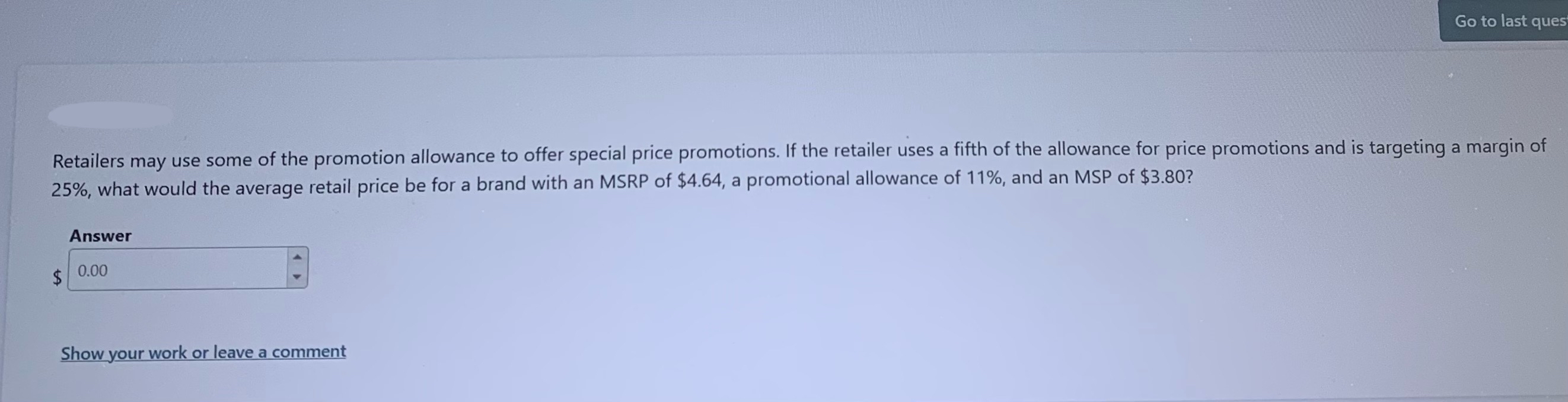 Solved Retailers may use some of the promotion allowance to | Chegg.com