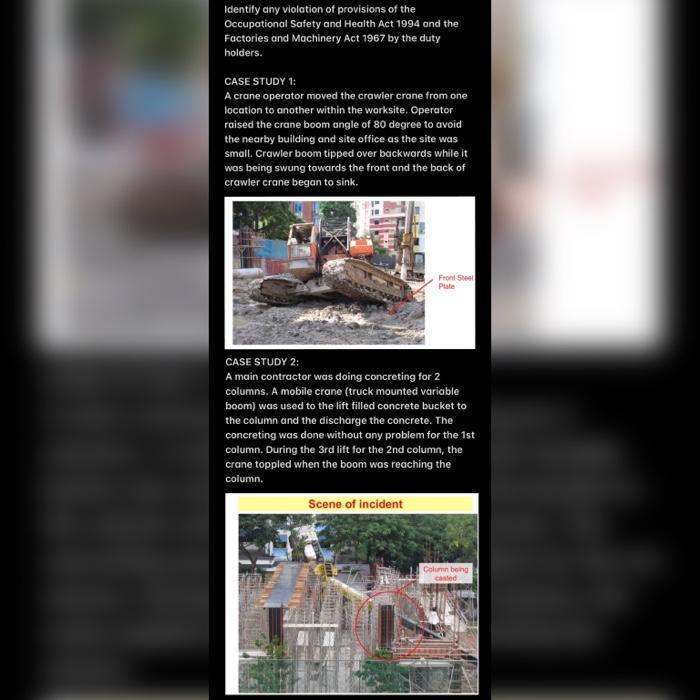 Solved Identify any violation of provisions of the | Chegg.com