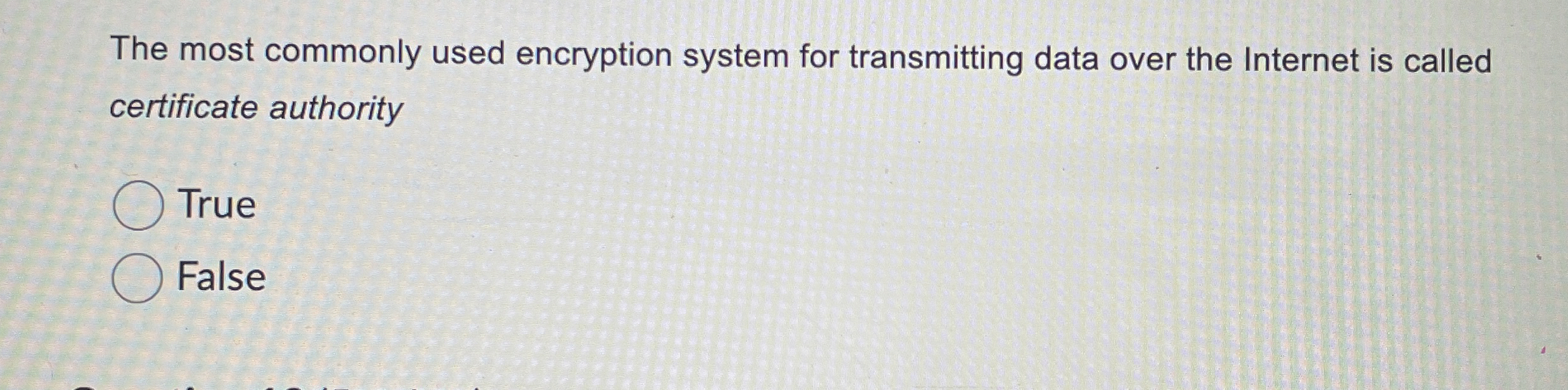 Solved The most commonly used encryption system for | Chegg.com