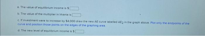 Solved Irkania's aggregate expenditures function is shown in | Chegg.com