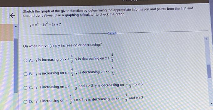 Solved Sketch the graph of the given function by determining | Chegg.com