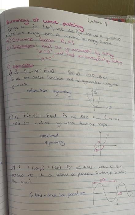 Solved Question 1 11 Using the curve sketching guidelines | Chegg.com
