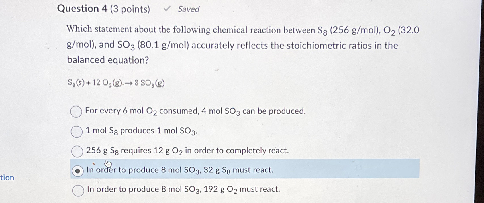 Solved Question 4 (3 points) SavedWhich statement about | Chegg.com Solved Question 4 (3 points) SavedWhich statement about | Chegg.com