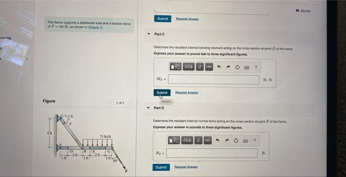 Solved Ths trame supports a cientisted had and a lension | Chegg.com