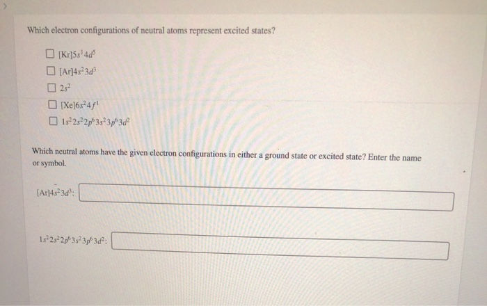 Solved Predict the ground-state electron configuration of | Chegg.com