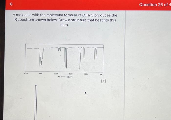 Solved A molecule with the molecular formula of C6H5NO2 | Chegg.com