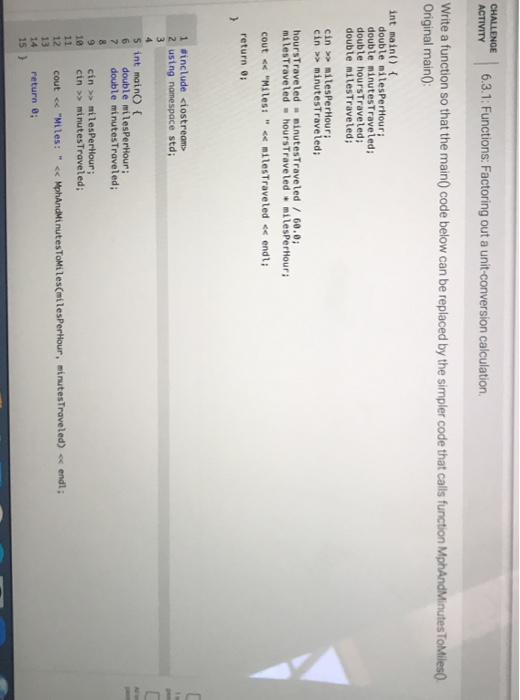 Solved CHALLENGE ACTIVITY 6.3.1: Functions: Factoring out a | Chegg.com