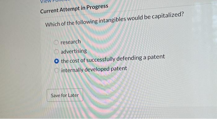 Solved Current Attempt in Progress Which of the following | Chegg.com