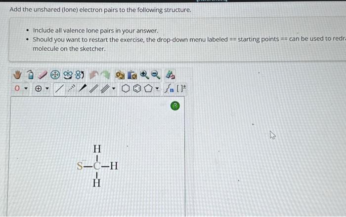 Solved - Include all valence lone pairs in your answer. - | Chegg.com