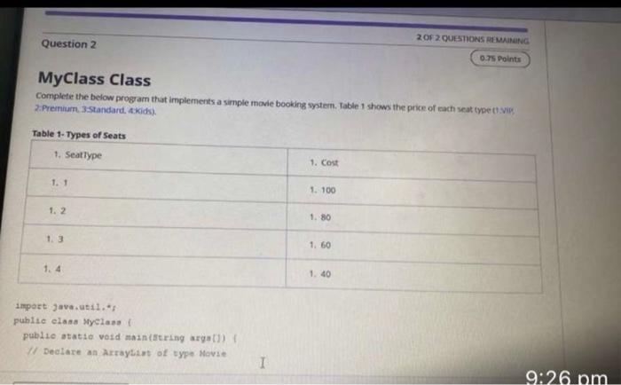 Solved MyClass Class Complete the below program thut | Chegg.com