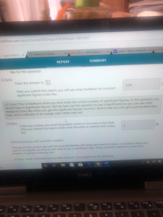 labflow.com/app/course/258/report/4765#tab=REPORT w | Chegg.com