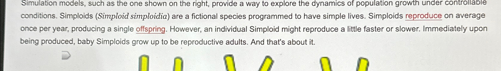 Solved Simulation models, such as the one shown on the | Chegg.com