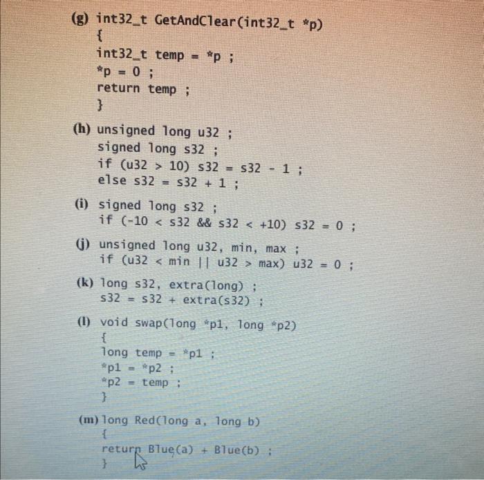 Solved 6. Convert the following into a sequence of Cortex-M3 | Chegg.com