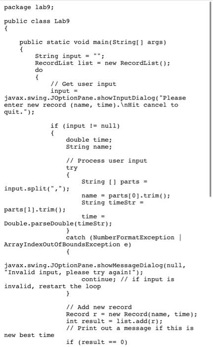 Solved Overview You will be creating a program that allows a | Chegg.com