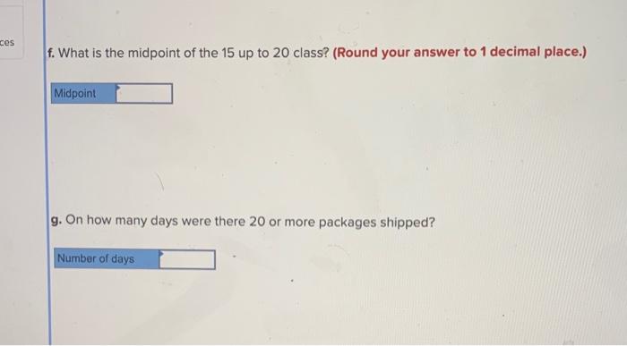class shows that there were 5 days when the number of | Chegg.com