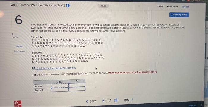 Solved Wk 2 - Practice: Wk 2 Exercises (due Day 5) 6 Swed | Chegg.com