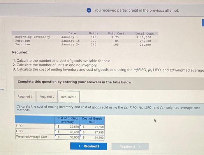 Solved View previous attempt Date Units Unit Cost Total Cost | Chegg.com
