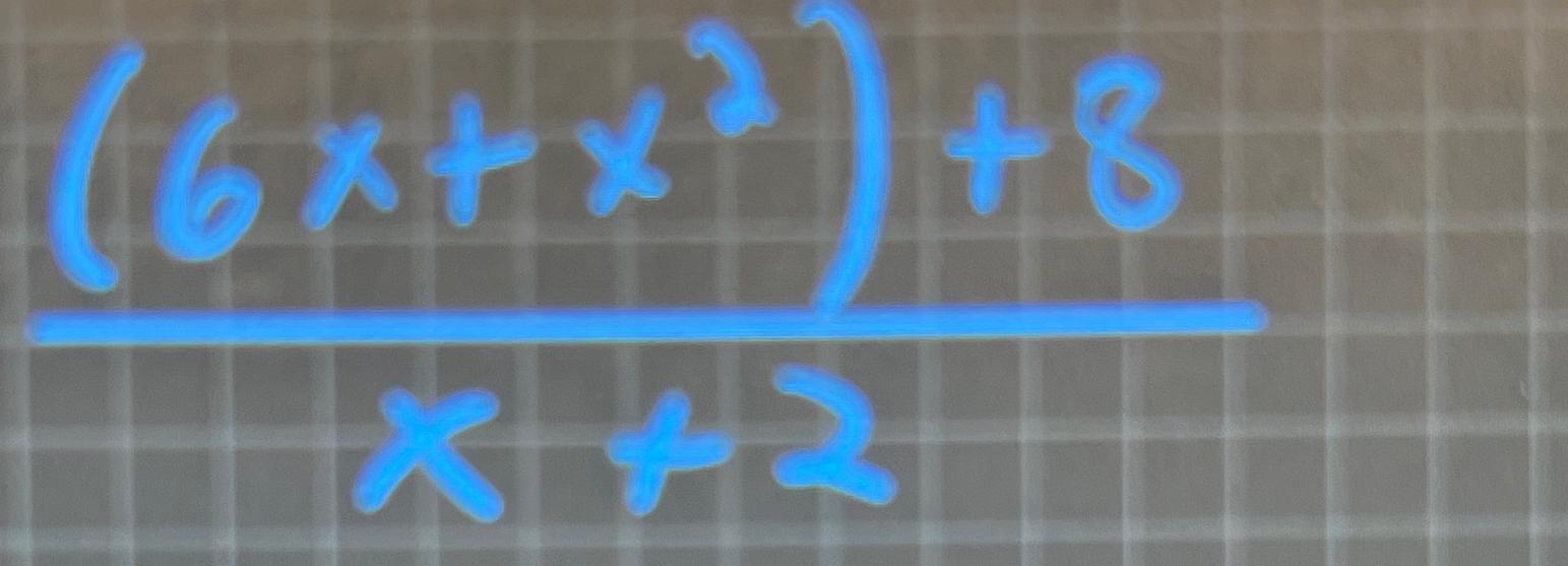 Solved (6x+x2)+8x2+3 | Chegg.com