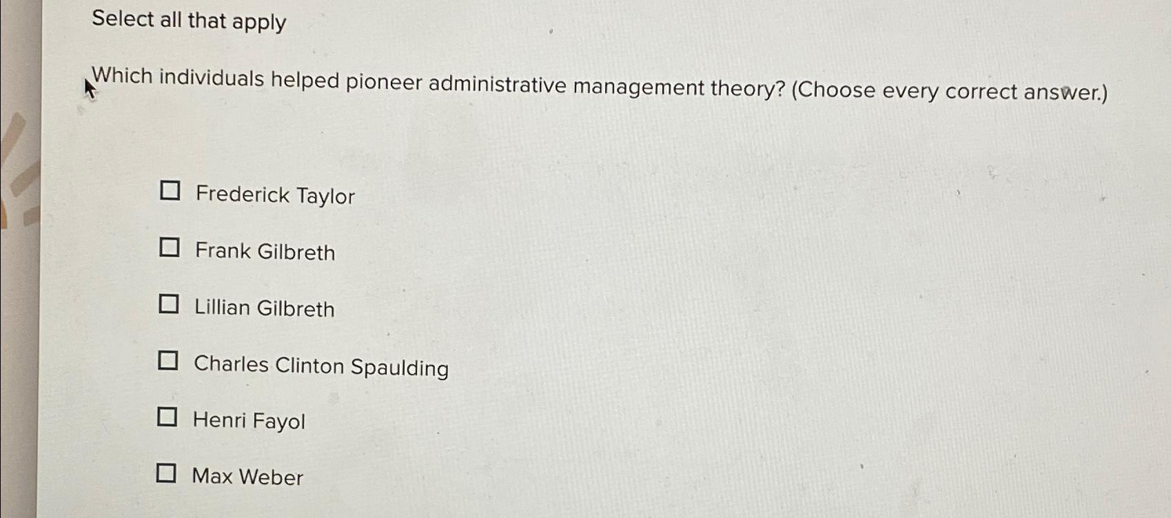 Solved Select all that applyWhich individuals helped pioneer | Chegg.com