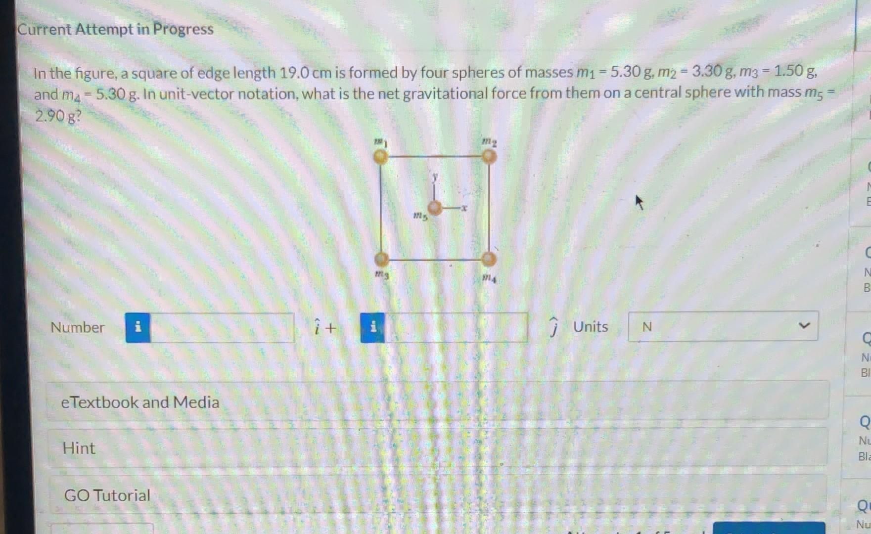 Solved In the figure, a square of edge length 19.0 cm is | Chegg.com