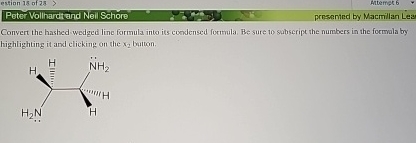 Convert the hashed wedged line formula into its | Chegg.com