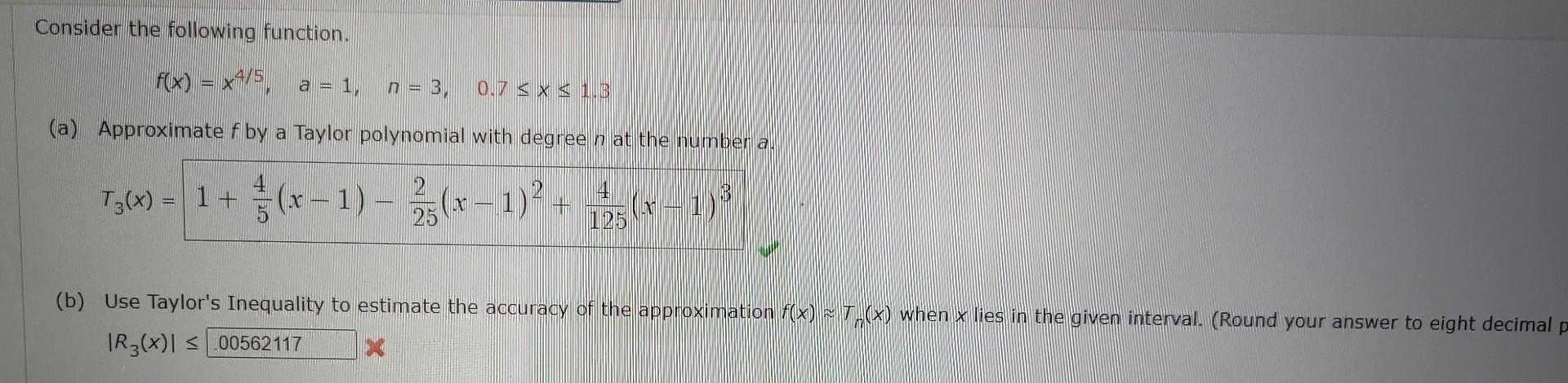 Solved Consider the following function. | Chegg.com