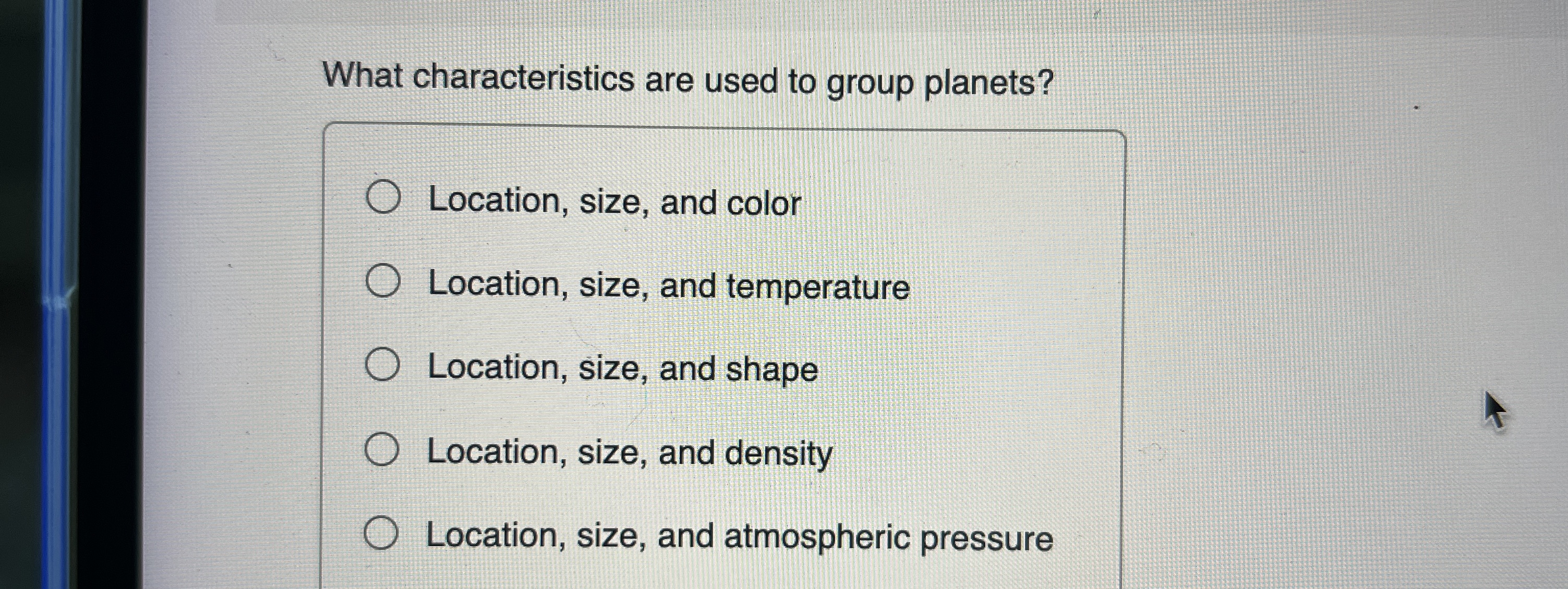 Solved What characteristics are used to group | Chegg.com