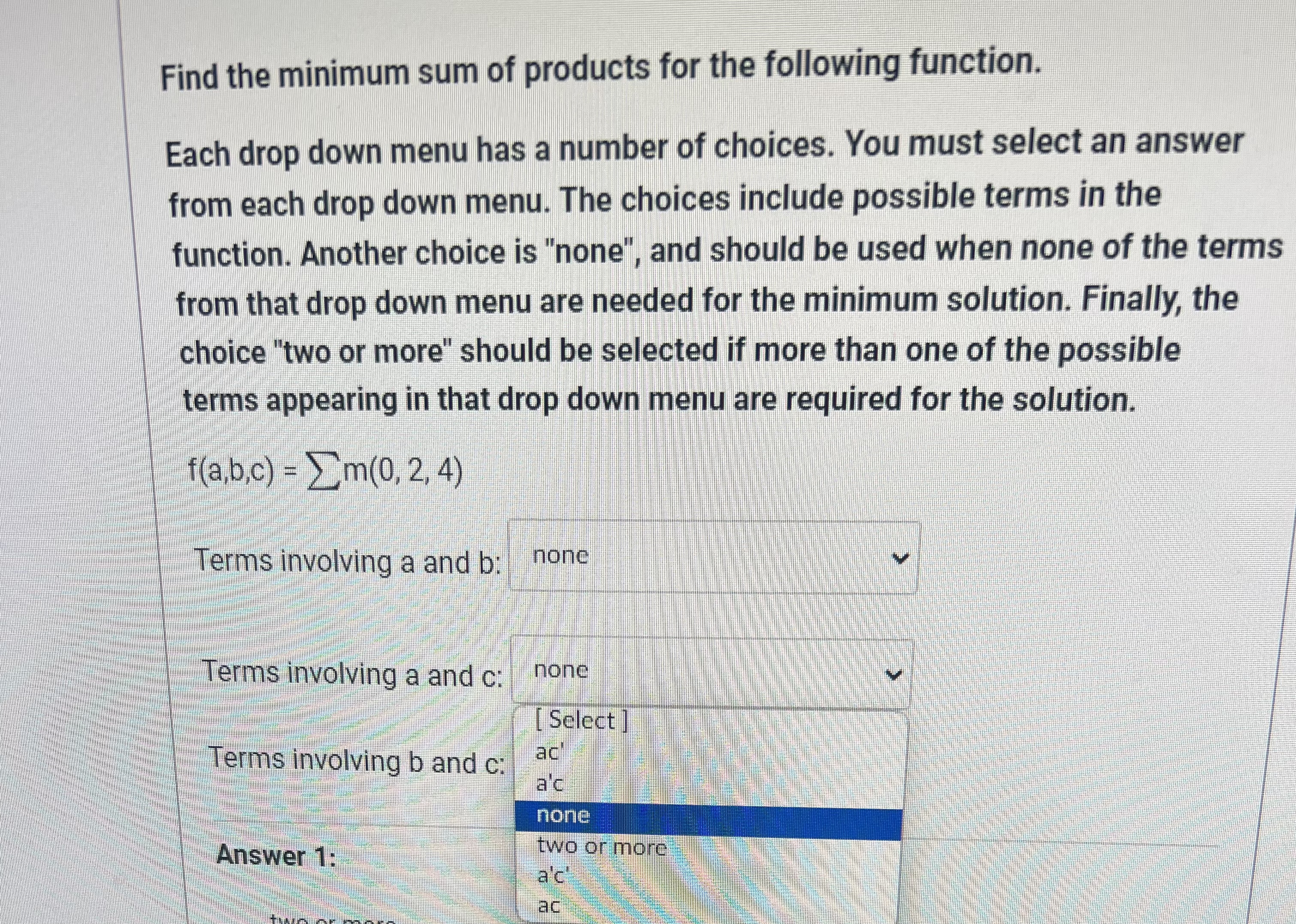 How to soLve this kmap | Chegg.com