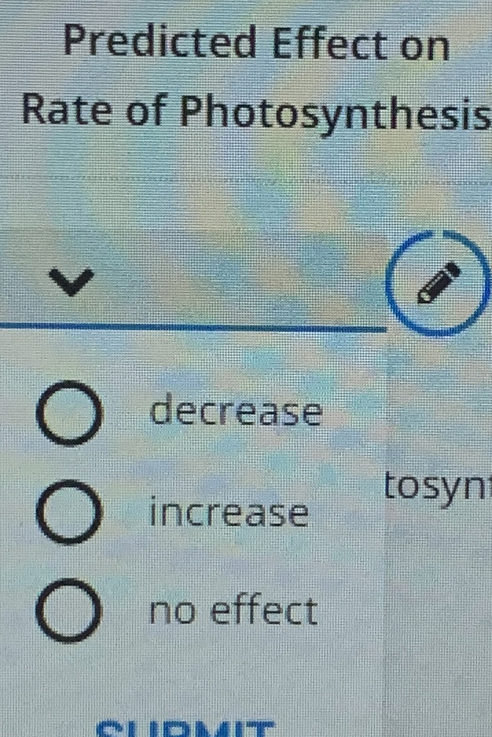 Solved Predicted Effect onRate of | Chegg.com