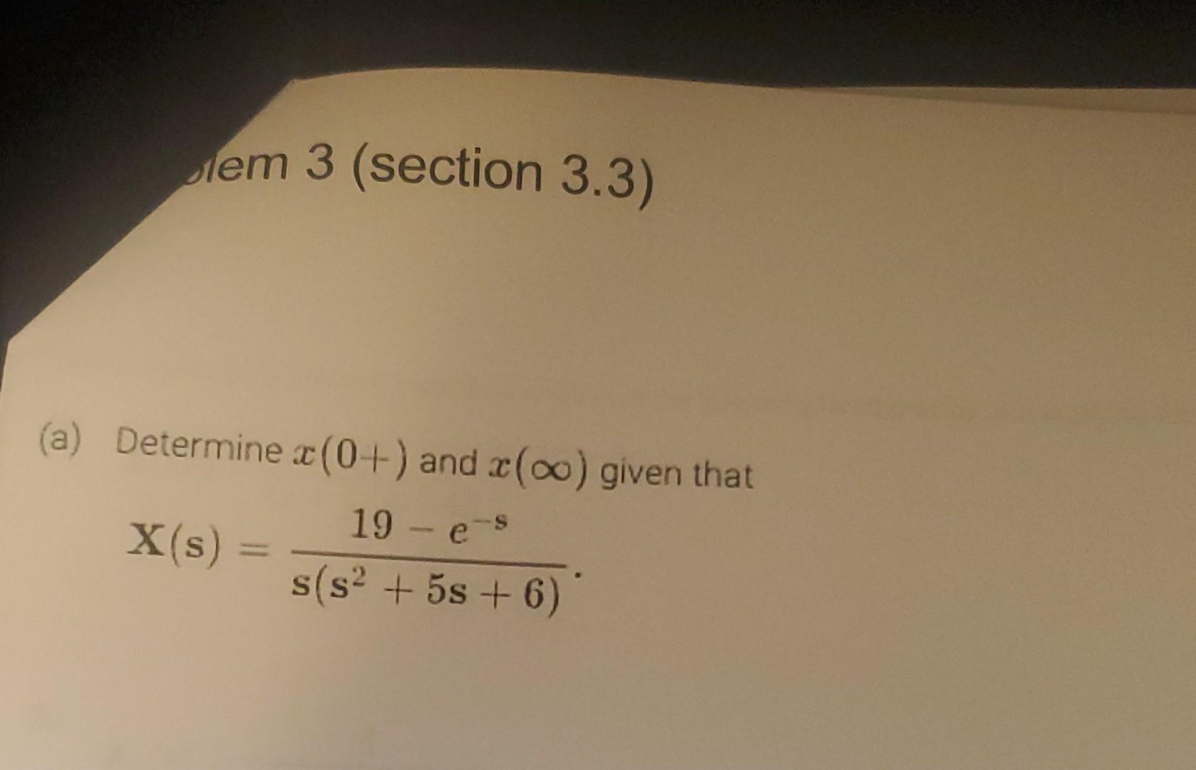 Solved signals and systems. Please explain steps, I need to | Chegg.com