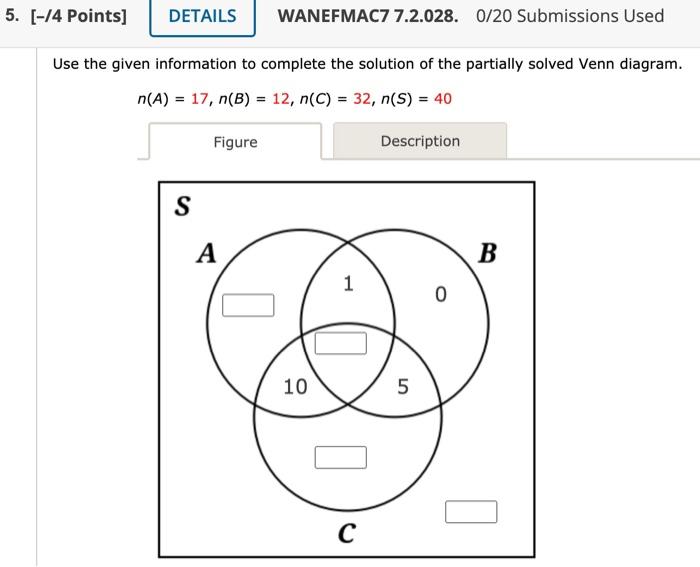 Solved 5. [-14 points) DETAILS WANEFMAC7 7.2.028. 0/20 | Chegg.com Solved 5. [-14 points) DETAILS WANEFMAC7 7.2.028. 0/20 | Chegg.com
