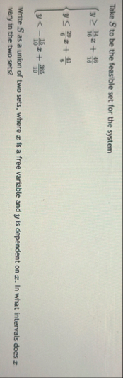 Solved Take S ﻿to be the feasible set for the | Chegg.com