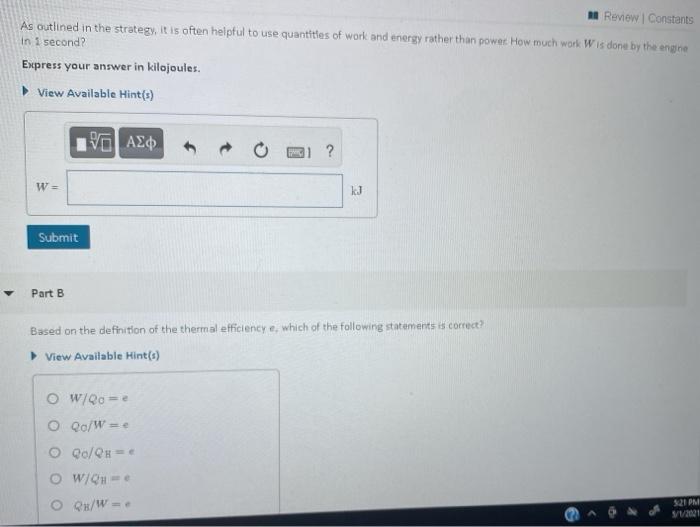 Solved Review Constants As outlined in the strategy, it is | Chegg.com
