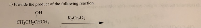 Solved 1) Provide the product of the following reaction. ОН | Chegg.com