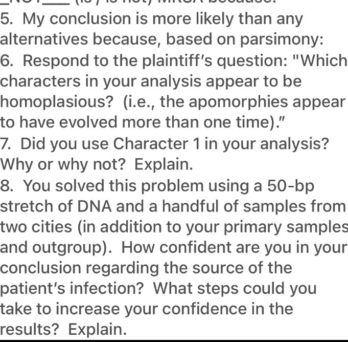 The BigU university defense team collected a sample | Chegg.com