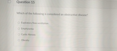 Solved Question 15Which of the following is considered an | Chegg.com