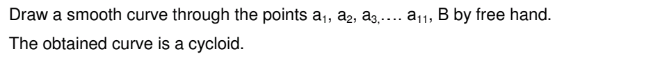 Solved Construct a cycloid when the diameter of the | Chegg.com