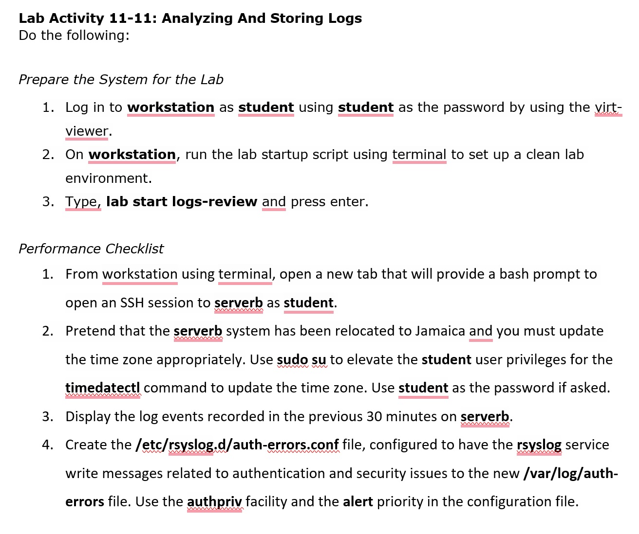 Solved Lab Activity 11-11: Analyzing And Storing LogsDo the | Chegg.com