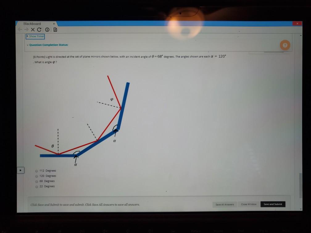 Solved Blackboard XC Show Time Question Completion Status të | Chegg.com